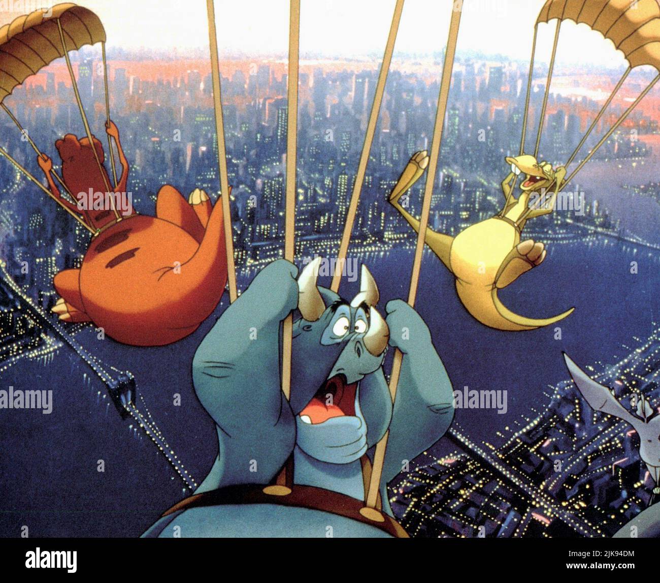 Scene With Dinosaur'S Film We'Re Back! A Dinosaur'S Story (1990 ...