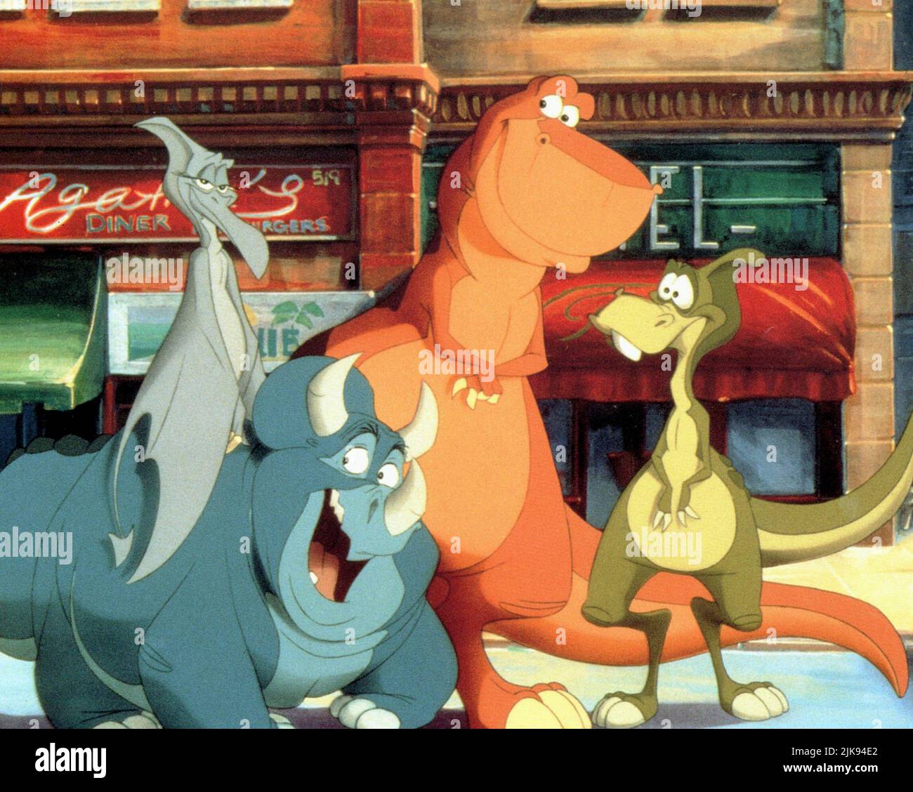 Scene With Dinosaur'S Film We'Re Back! A Dinosaur'S Story (1993 ...