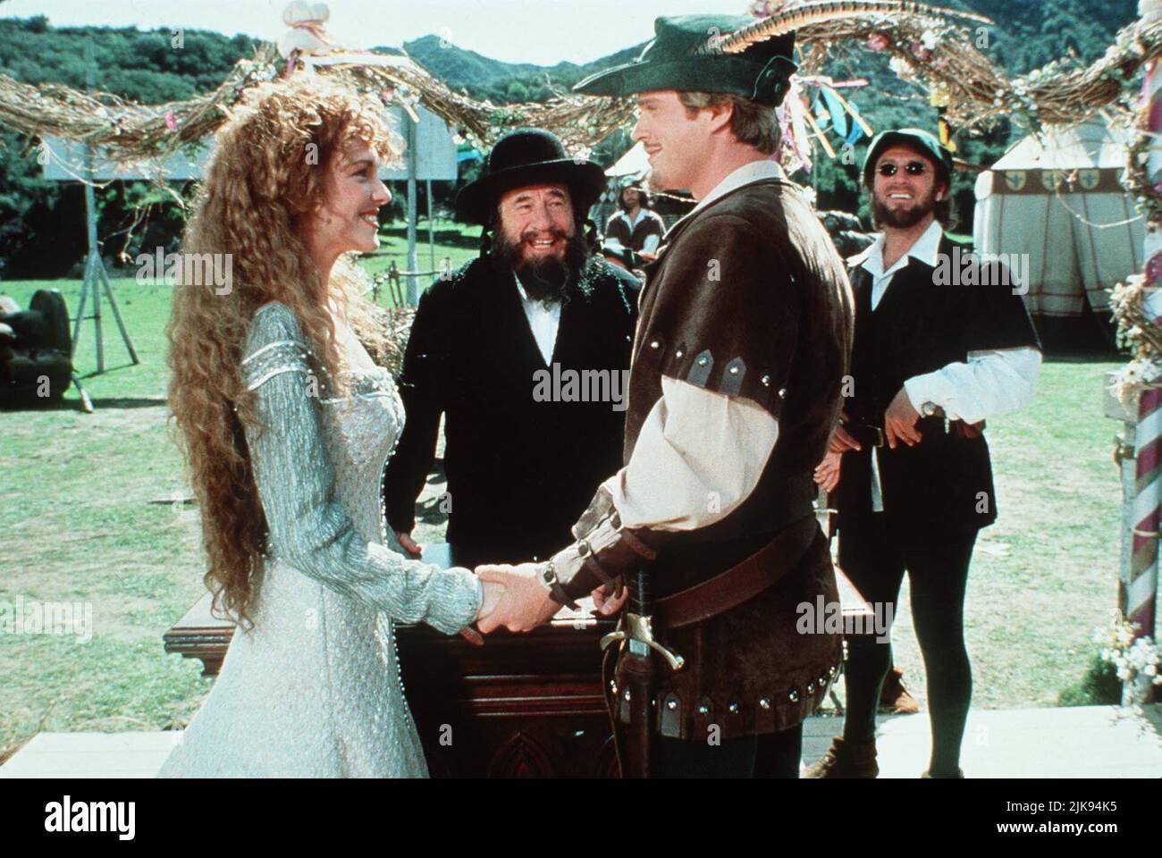 Amy Yasbeck, Mel Brooks, Cary Elwes & Mark Blankfield Film: Robin Hood ...