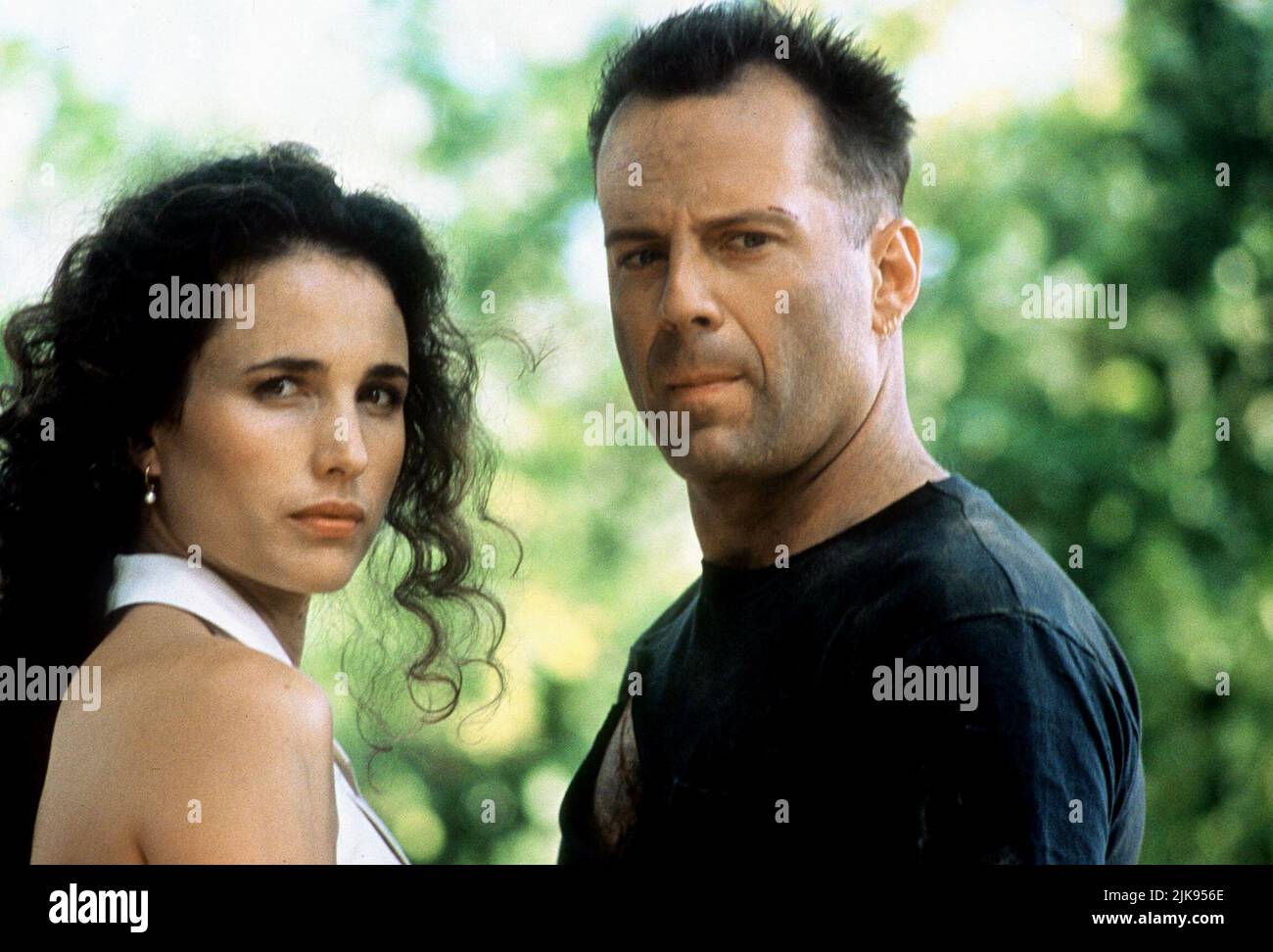 Andie Macdowell & Bruce Willis Film Hudson Hawk (USA 1991) Characters ...