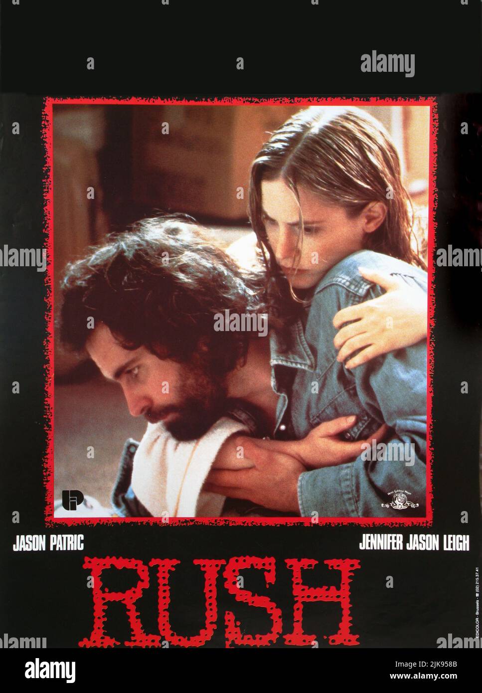 Jason Patric & Jennifer Jason Leigh Poster Film: Rush (1991) Characters ...