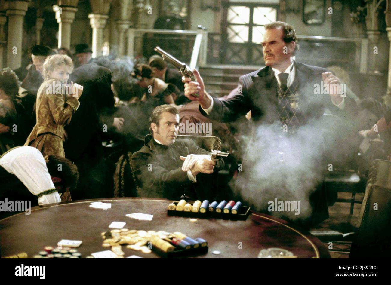 Mel Gibson & James Garner Film Maverick (1994) Characters: Bret ...