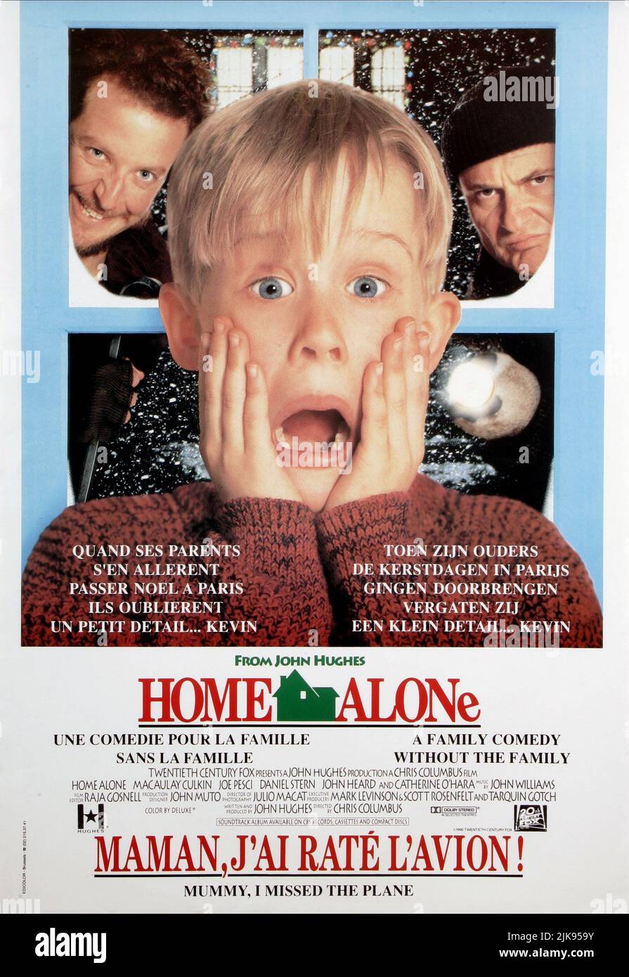 Daniel Stern, Macaulay Culkin & Joe Pesci Poster Film: Home Alone (USA ...