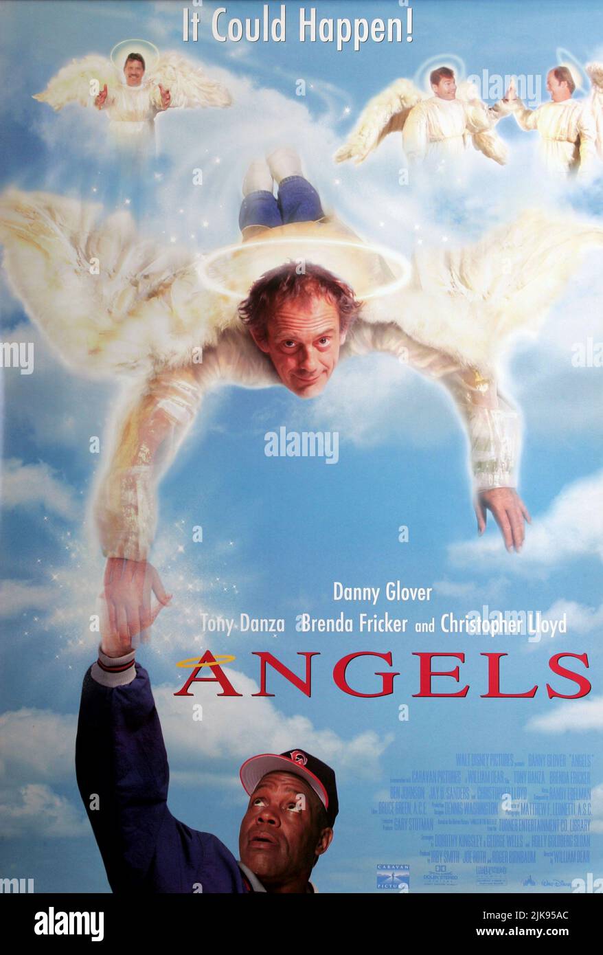 Christopher Lloyd & Danny Glover Poster Film: Angels In The Outfield ...