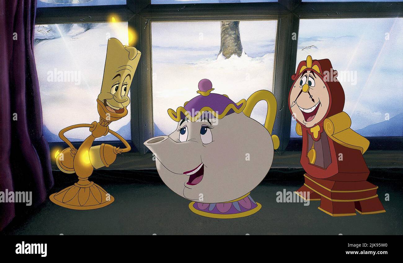 Beauty and the beast 1991 potts hi-res stock photography and images - Alamy