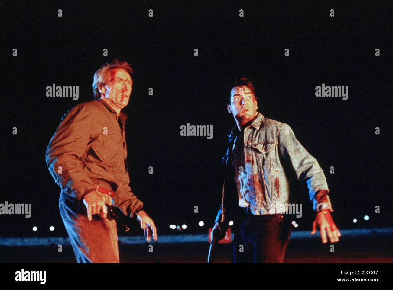 Clint Eastwood & Charlie Sheen Film The Rookie (USA 1990) Characters ...