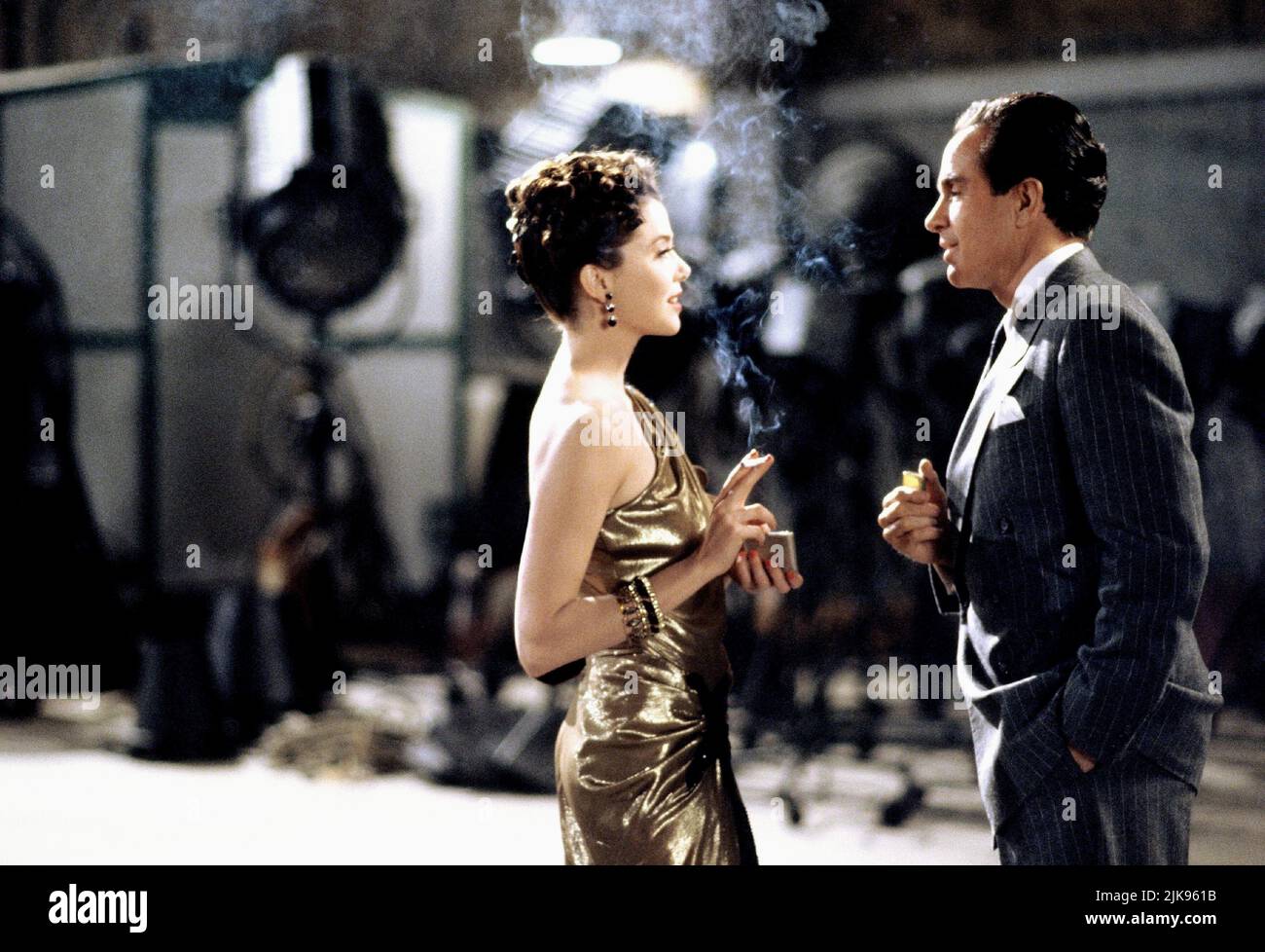 Annette Bening & Warren Beatty Film Bugsy (1991) Characters: Virginia ...