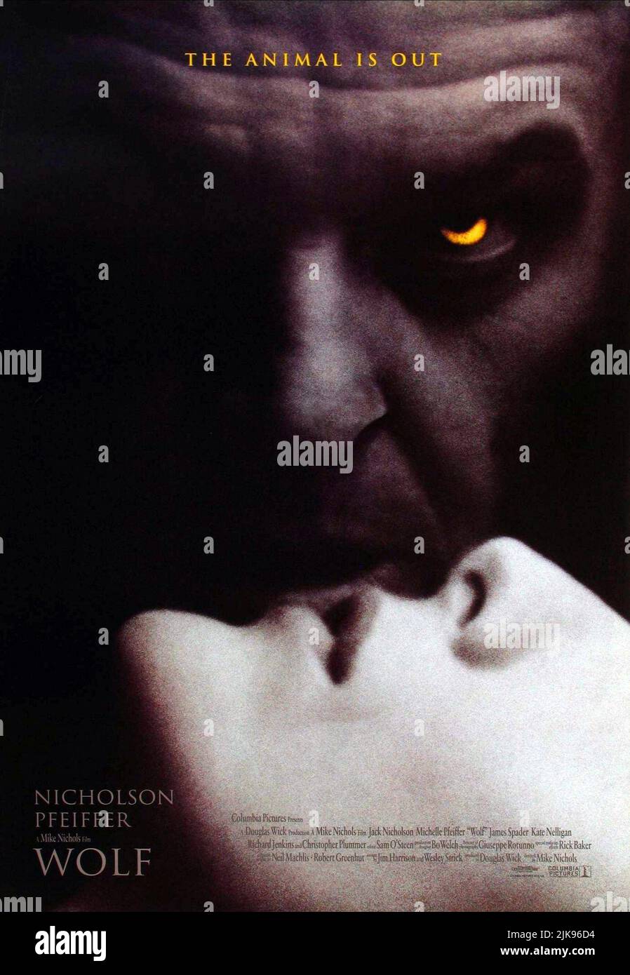 Jack Nicholson & Michelle Pfeiffer Poster Film: Wolf (USA 1994 ...