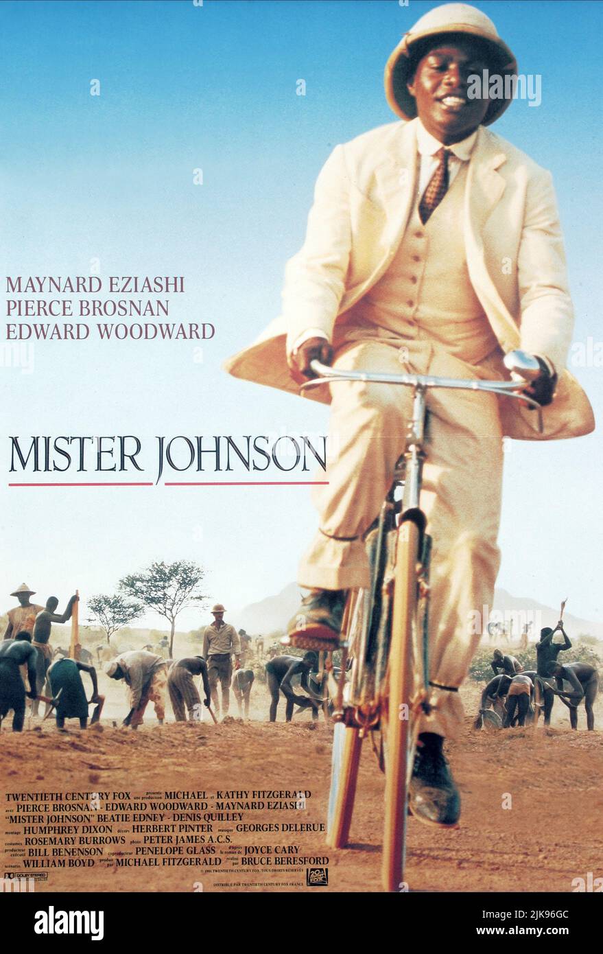Maynard Eziashi Poster Film: Mister Johnson (1993) Characters: Mister ...