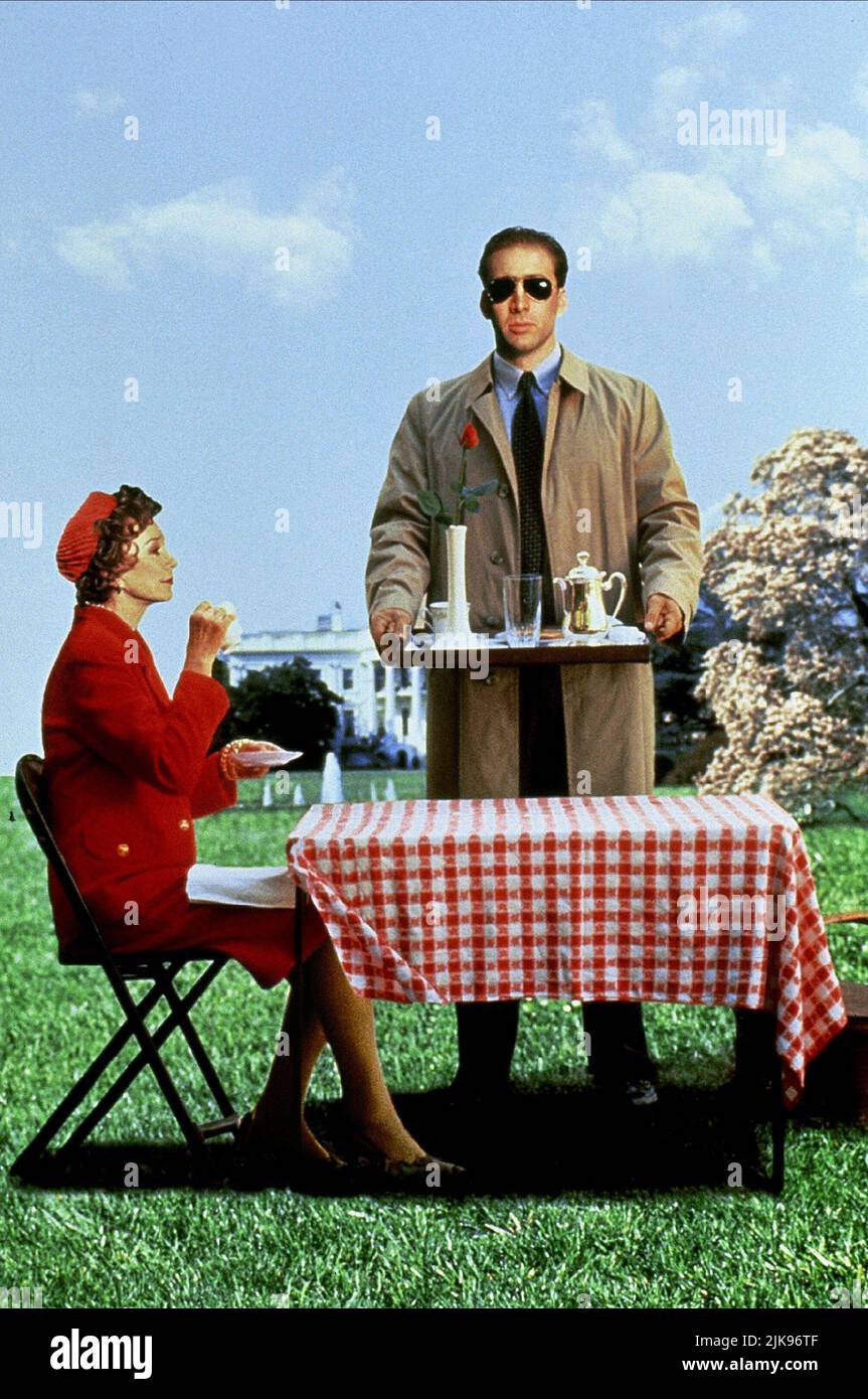 Shirley Maclaine, Nicolas Cage Film Guarding Tess (1992) Characters ...
