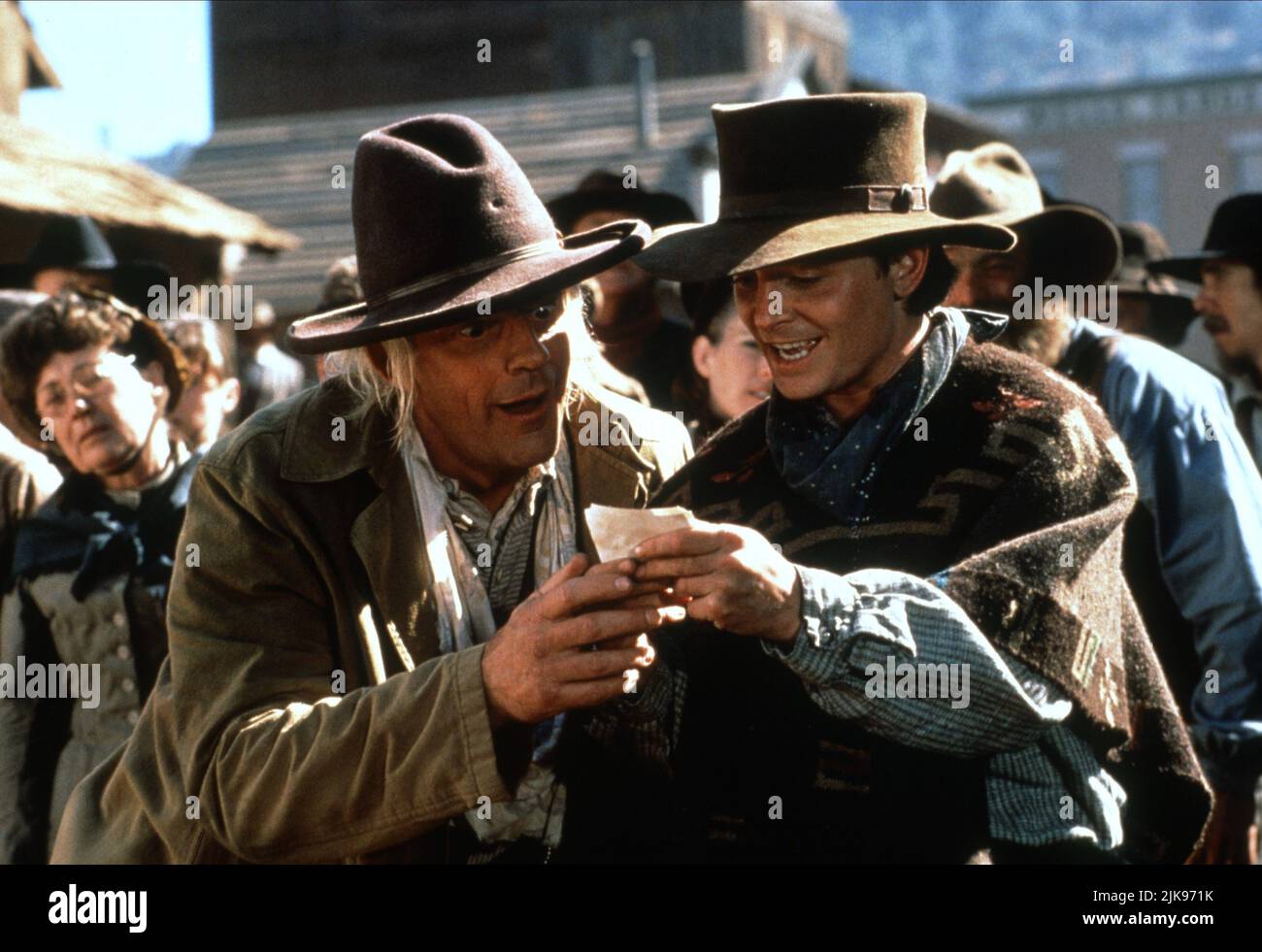 Christopher Lloyd & Michael J. Fox Film: Back To The Future Part Iii ...