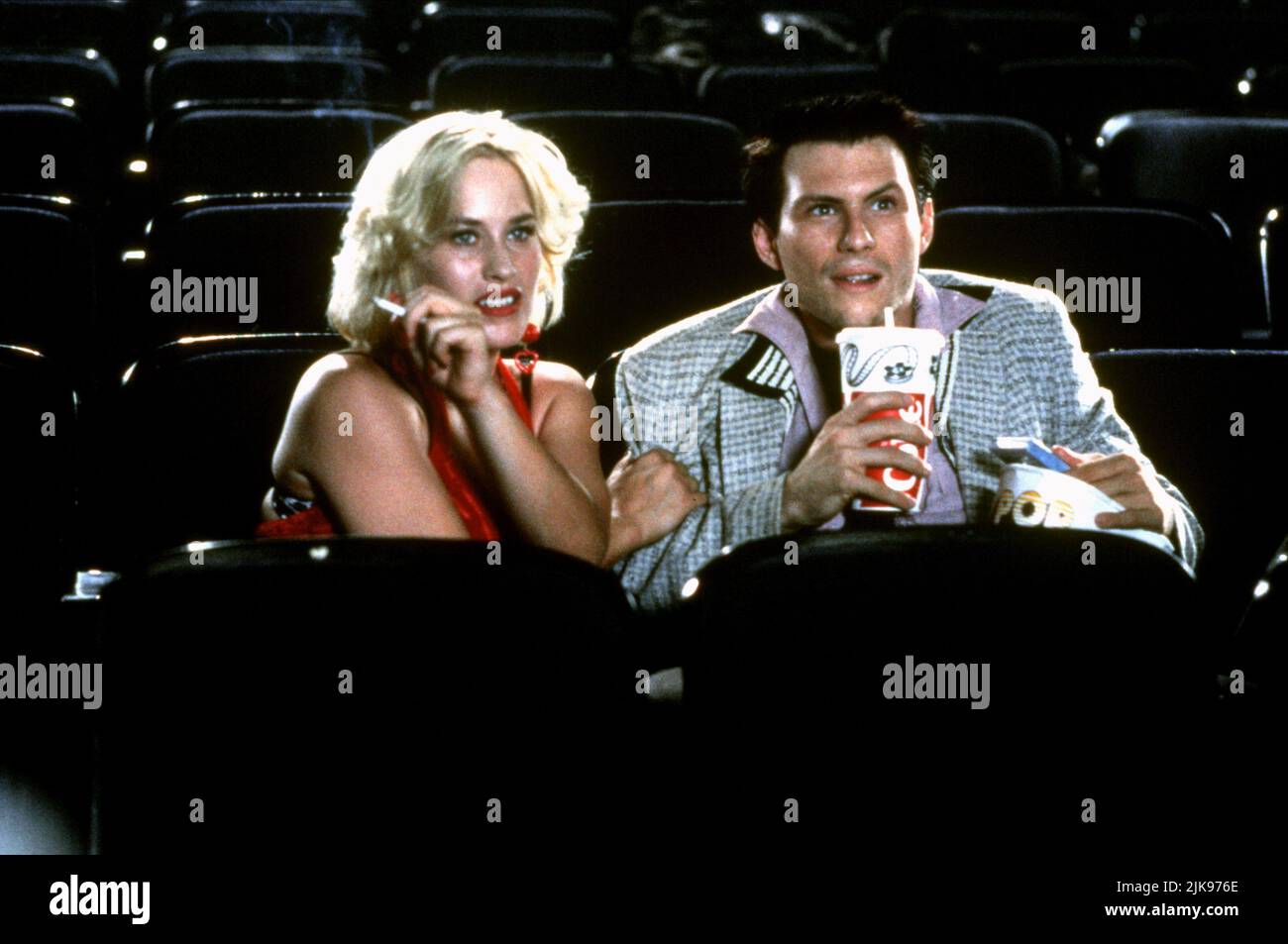 Patricia Arquette & Christian Slater Film True Romance (USA/FR 1993 ...