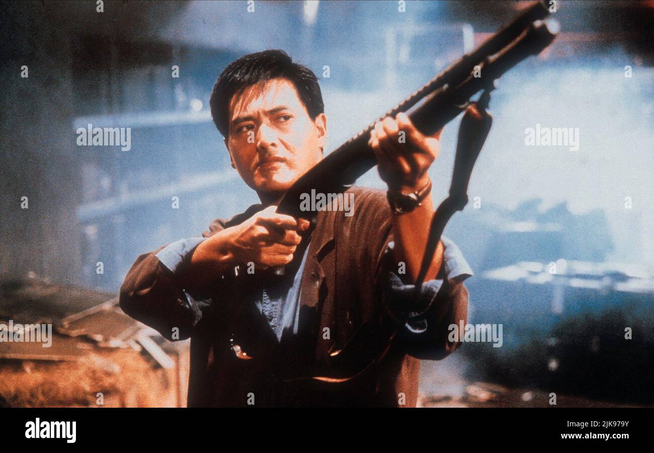 Yun-Fat Chow Film Hard Boiled; Lat Sau San Taam (Lat sau san taam ...