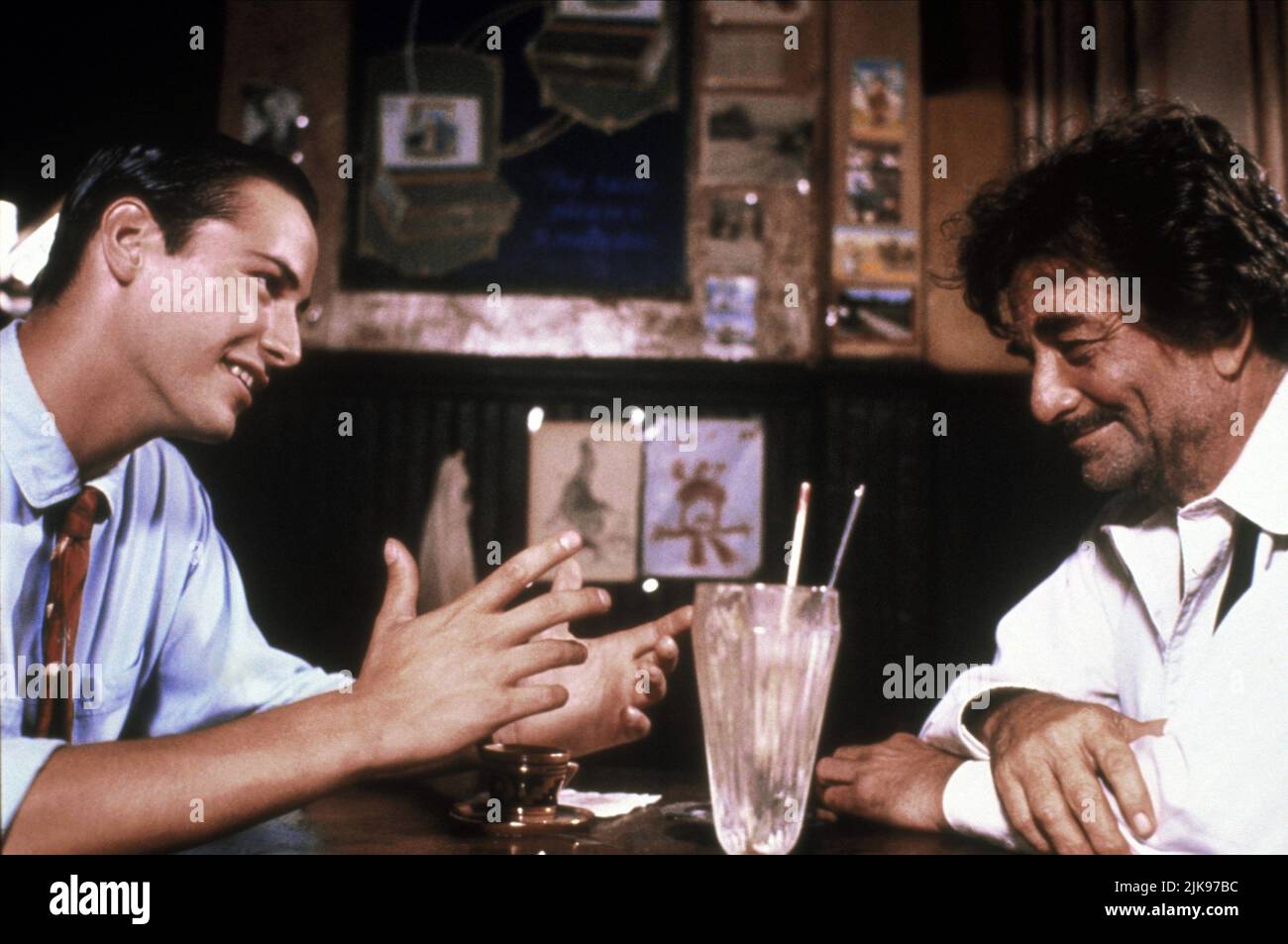 Keanu Reeves & Peter Falk Film Tune In Tomorrow... (1992) Characters ...