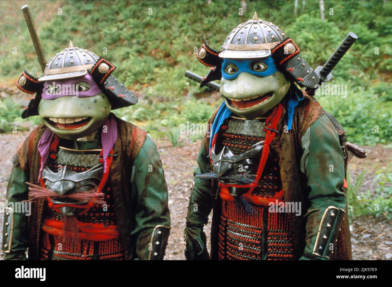 Donatello & Leonardo Film Teenage Mutant Ninja Turtles Iii (USA/HK 1993 ...
