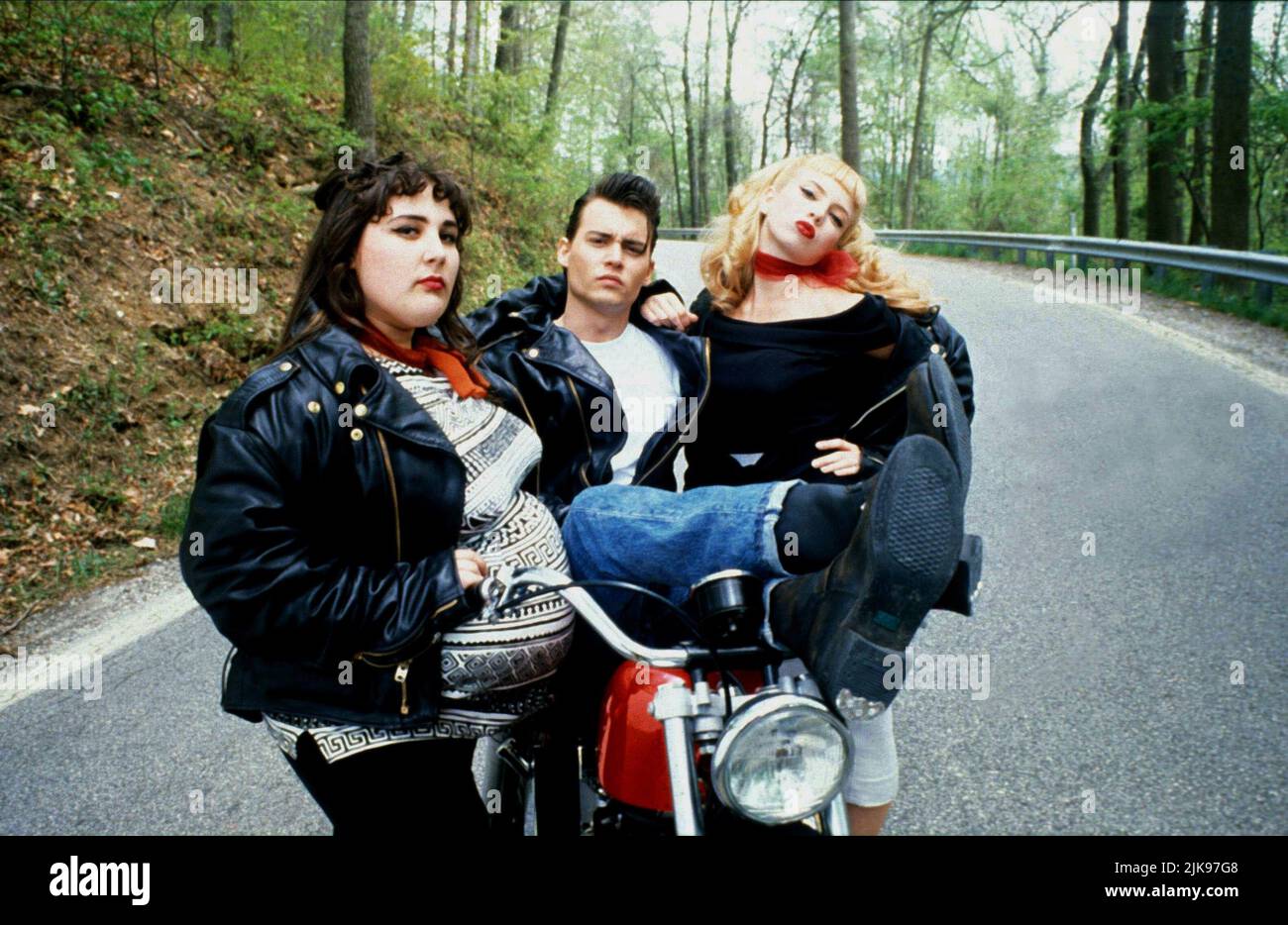 Ricki Lake, Johnny Depp & Traci Lords Film: Cry-Baby; Cry Baby (1990) Characters: Pepper Walker ...