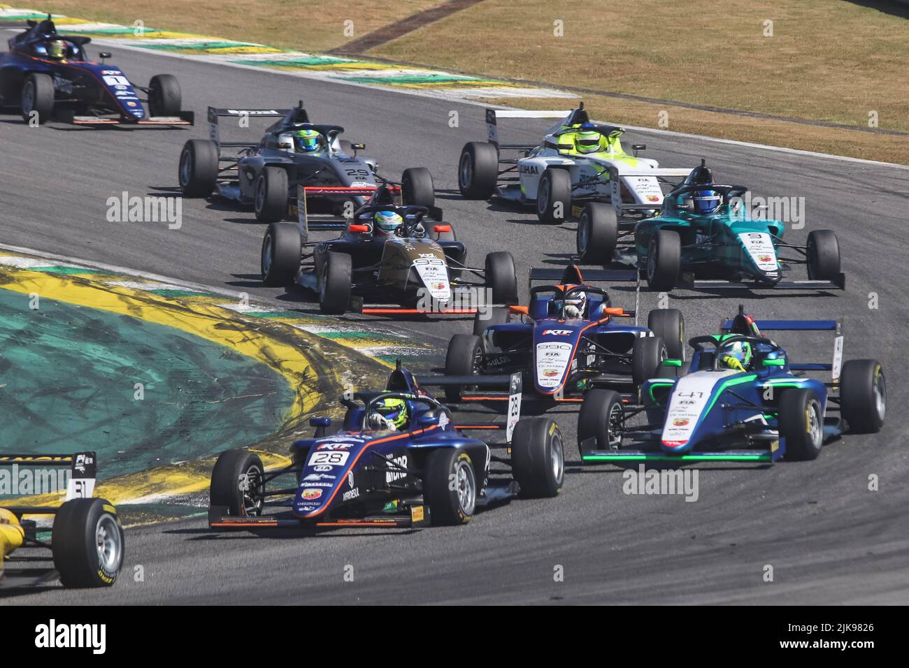 SÃO PAULO, SP - 31.07.2022: F'RMULA 4 BRASIL EM INTERLAGOS - Race 3 of ...