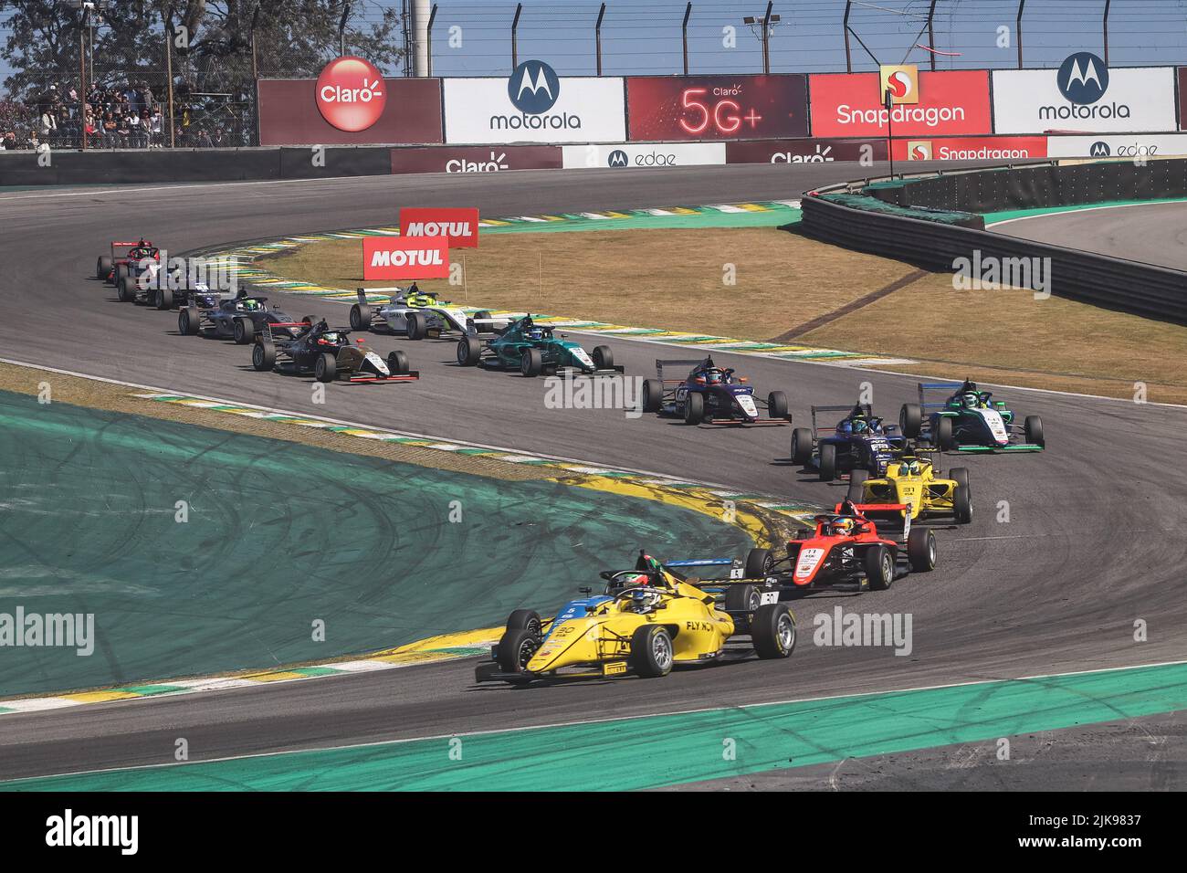 SÃO PAULO, SP - 31.07.2022: F'RMULA 4 BRASIL EM INTERLAGOS - Race 3 of ...