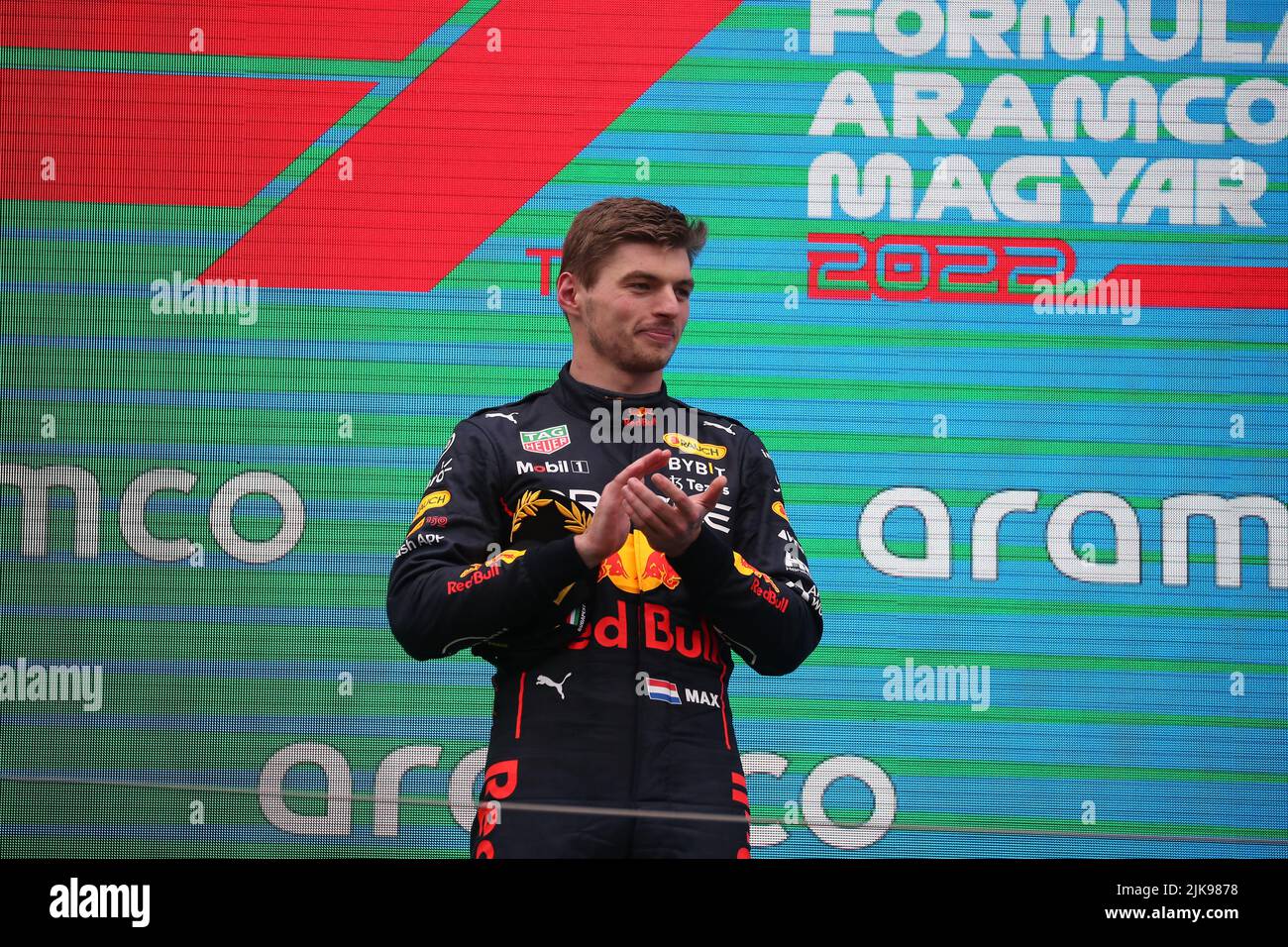 #01 Max Verstappen Red Bull Racing Honda during the Hungarian GP, 28-31 July 2022 at Hungaroring ...