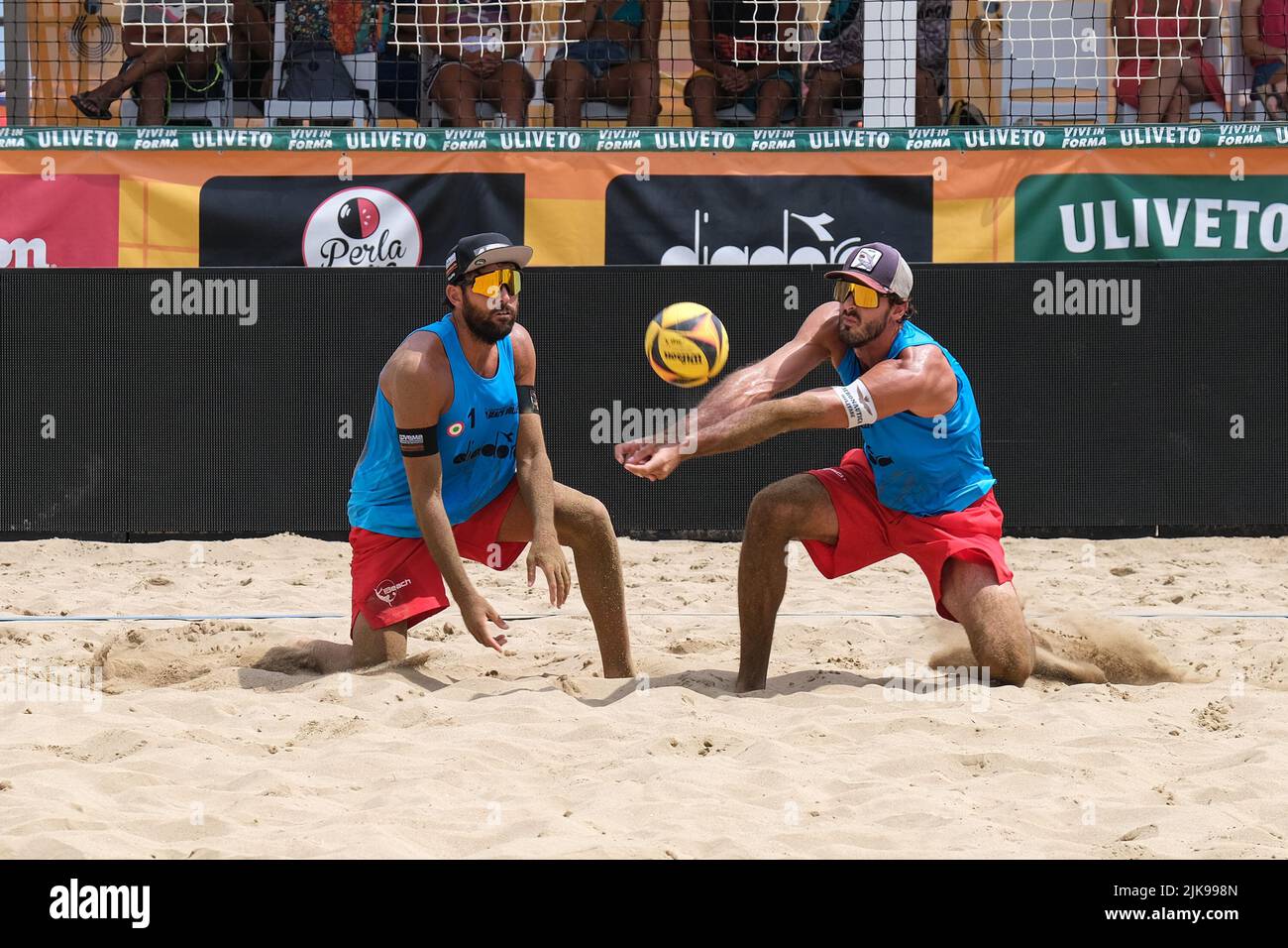 Termoli, Campobasso, Italy. 30th July, 2022. Daniele Lupo and Alex ...