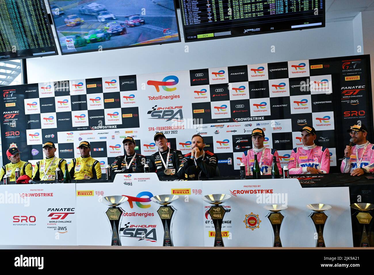 Spa Francorchamps, Belgium. 31st July, 2022. Press conference, Raffaele ...