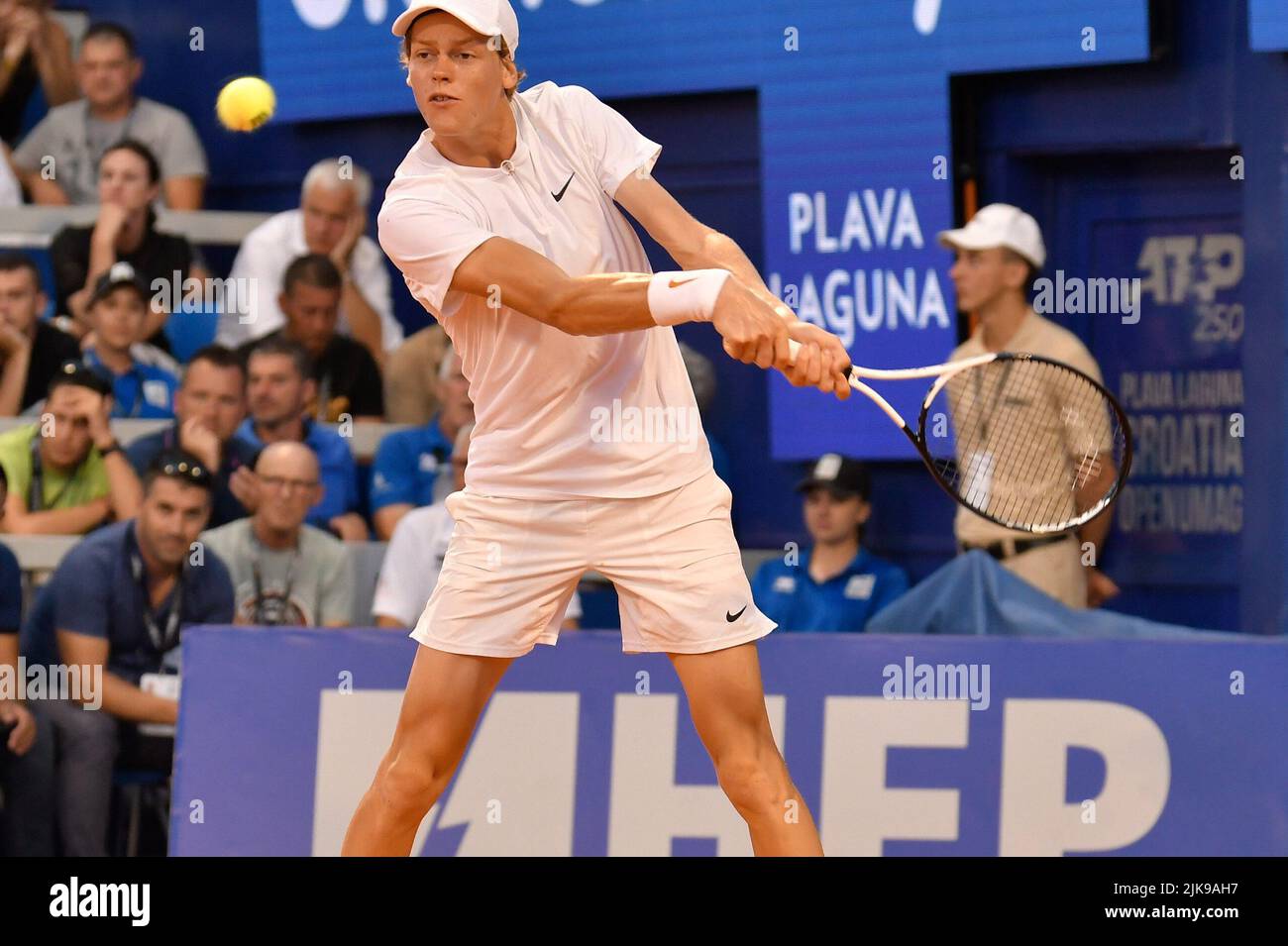 Umago, Croatia. 31st July, 2022. Jannik Sinner (it) during ATP Croatia ...