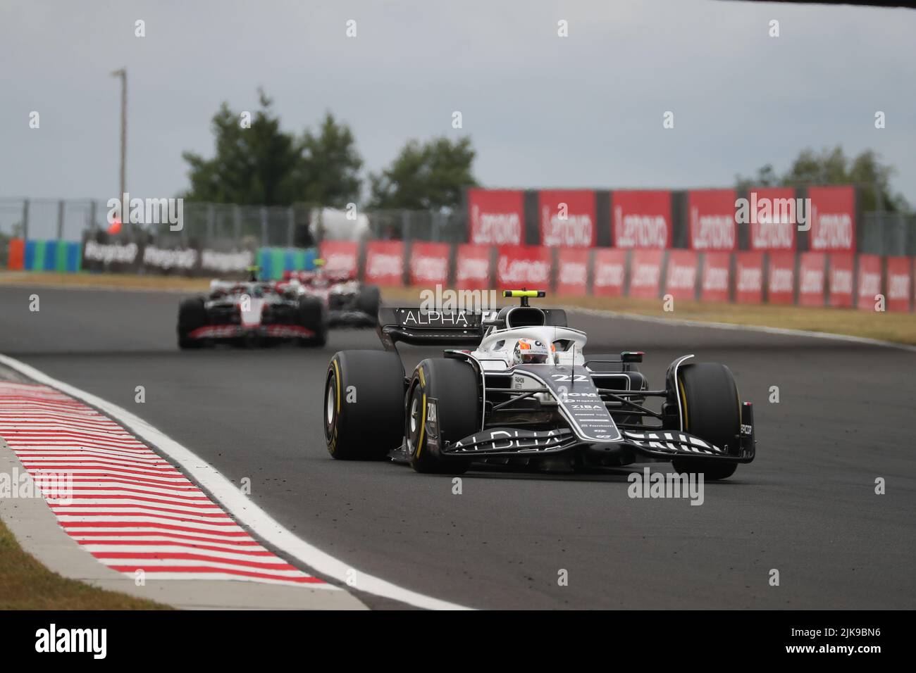 #22 Yuki Tsunoda Alpha Tauri Honda during the Hungarian GP, 28-31 July ...