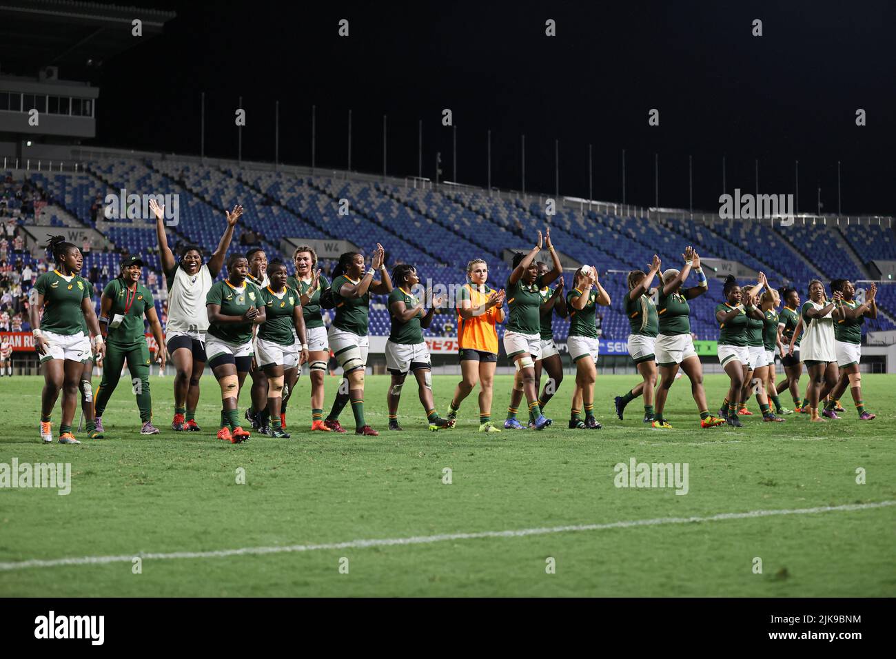 Kumagaya Rugby Stadium, Saitama, Japan. 30th July, 2022. South Africa ...