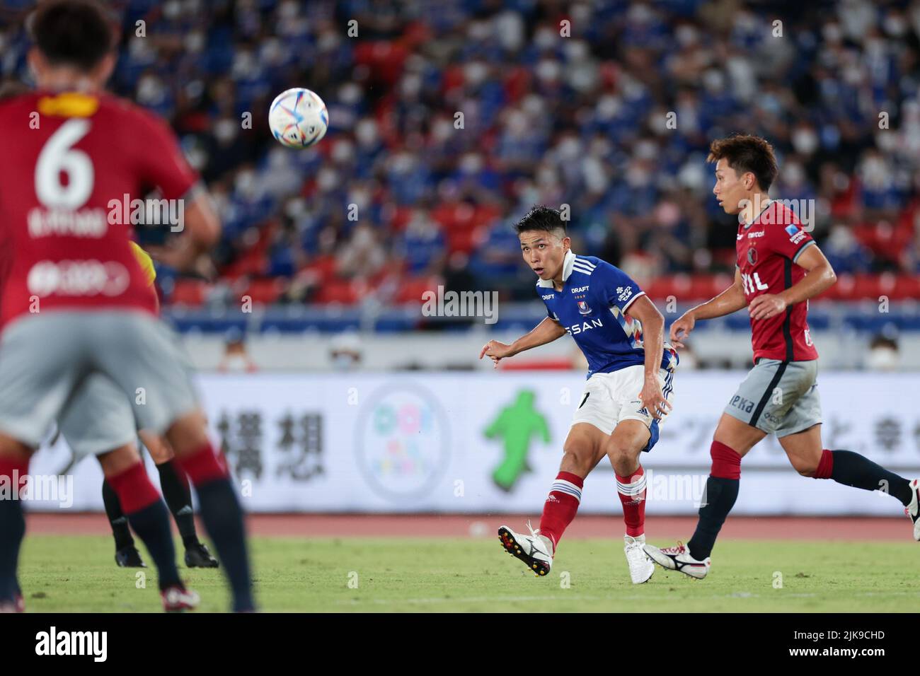 Japan. 30th July, 2022. Takuma Nishimura (F.Marinos), JULY 30, 2022 - Football/Soccer : 2022 J1 ...