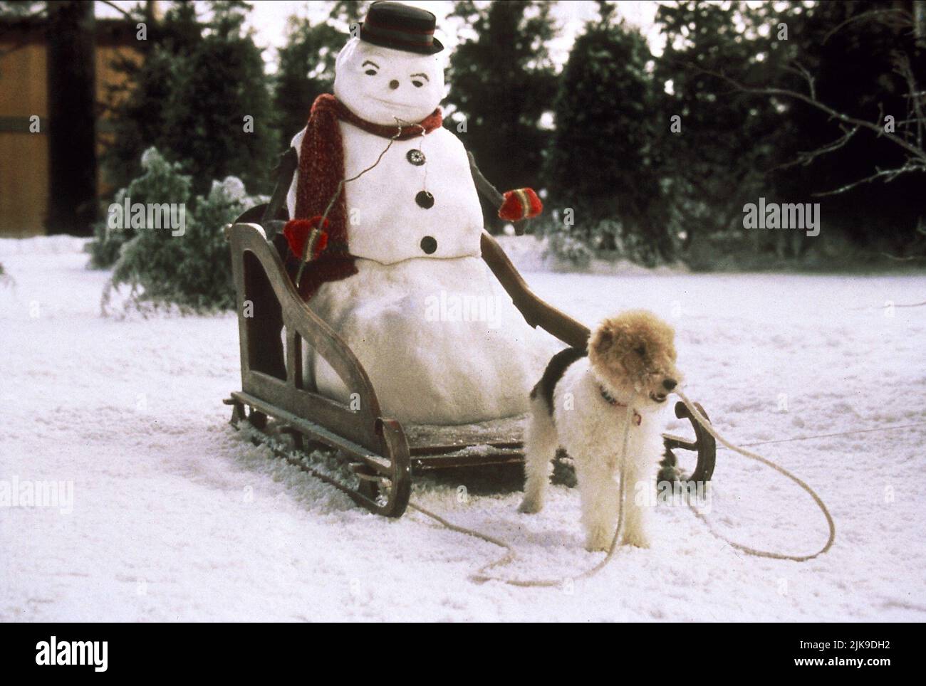 Snowman On Sledge Film: Jack Frost (USA 1998) Director: Troy Miller 05 ...