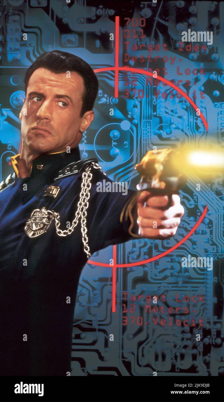 Sylvester Stallone Film Judge Dredd (USA 1995) Characters: Judge Dredd ...