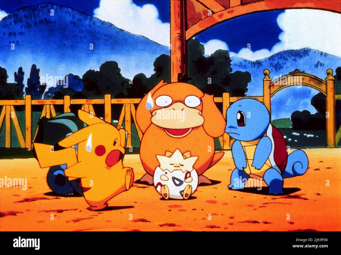 Pikachu, Psyduck, Togepy & Squirtl Film: Pokemon: The First Movie ...