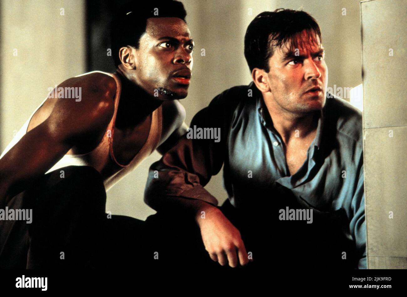 Chris Tucker & Charlie Sheen Film Money Talks (1997) Characters ...