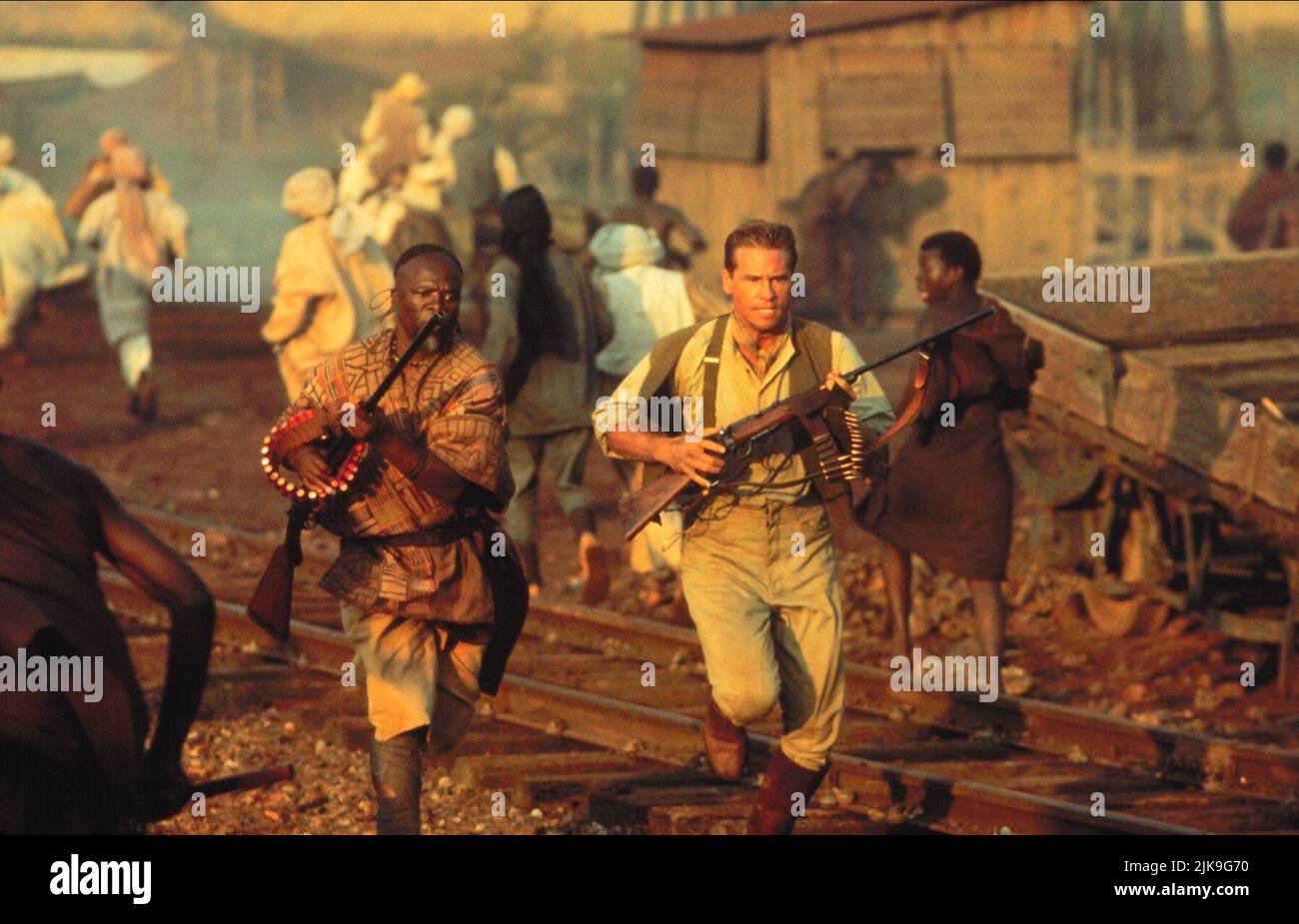 John Kani & Val Kilmer Film: The Ghost And The Darkness (USA/DE 1996 ...