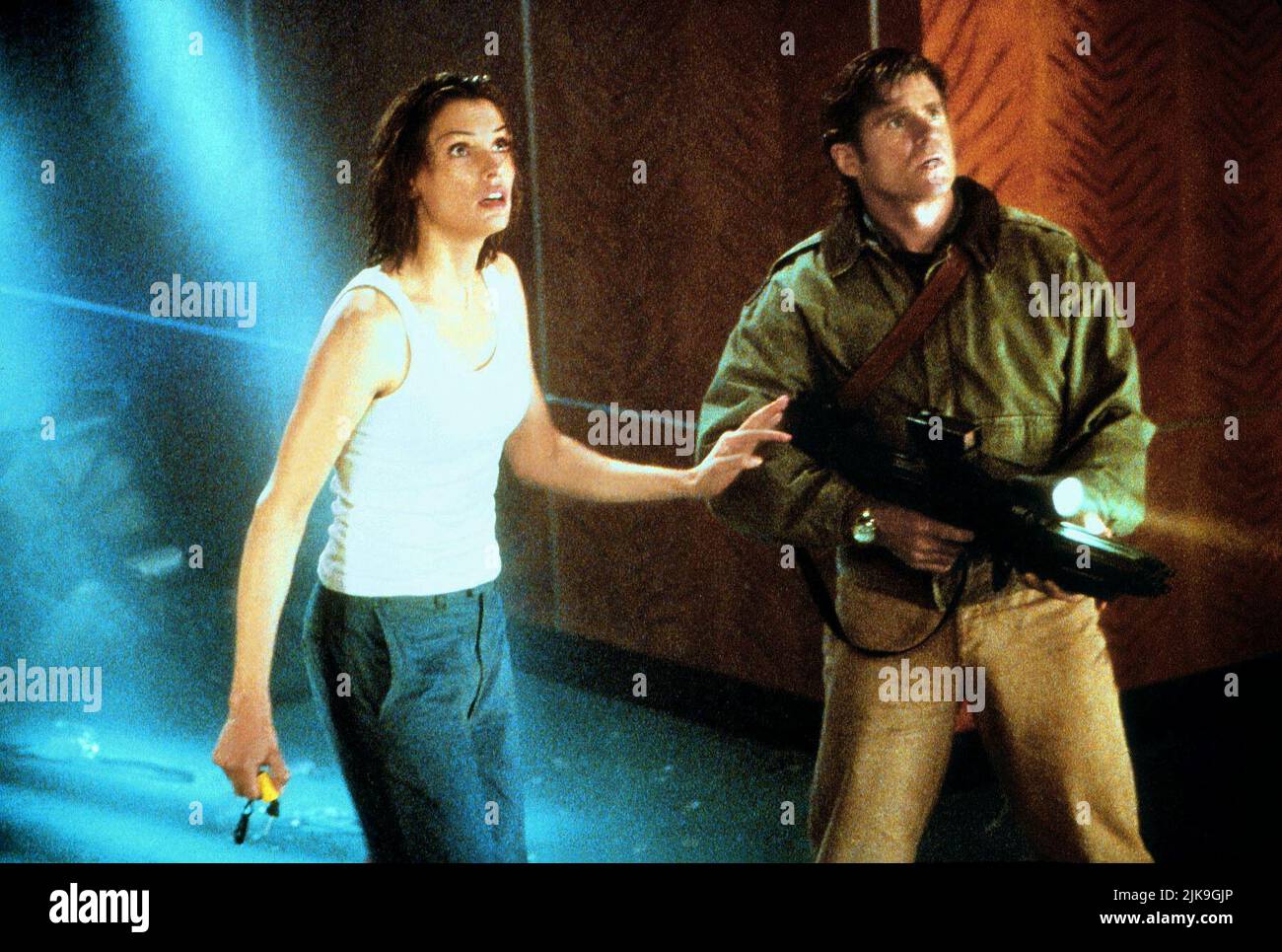 Famke Janssen & Treat Williams Film Deep Rising (1998) Characters: Trillian & Finnegan Director ...