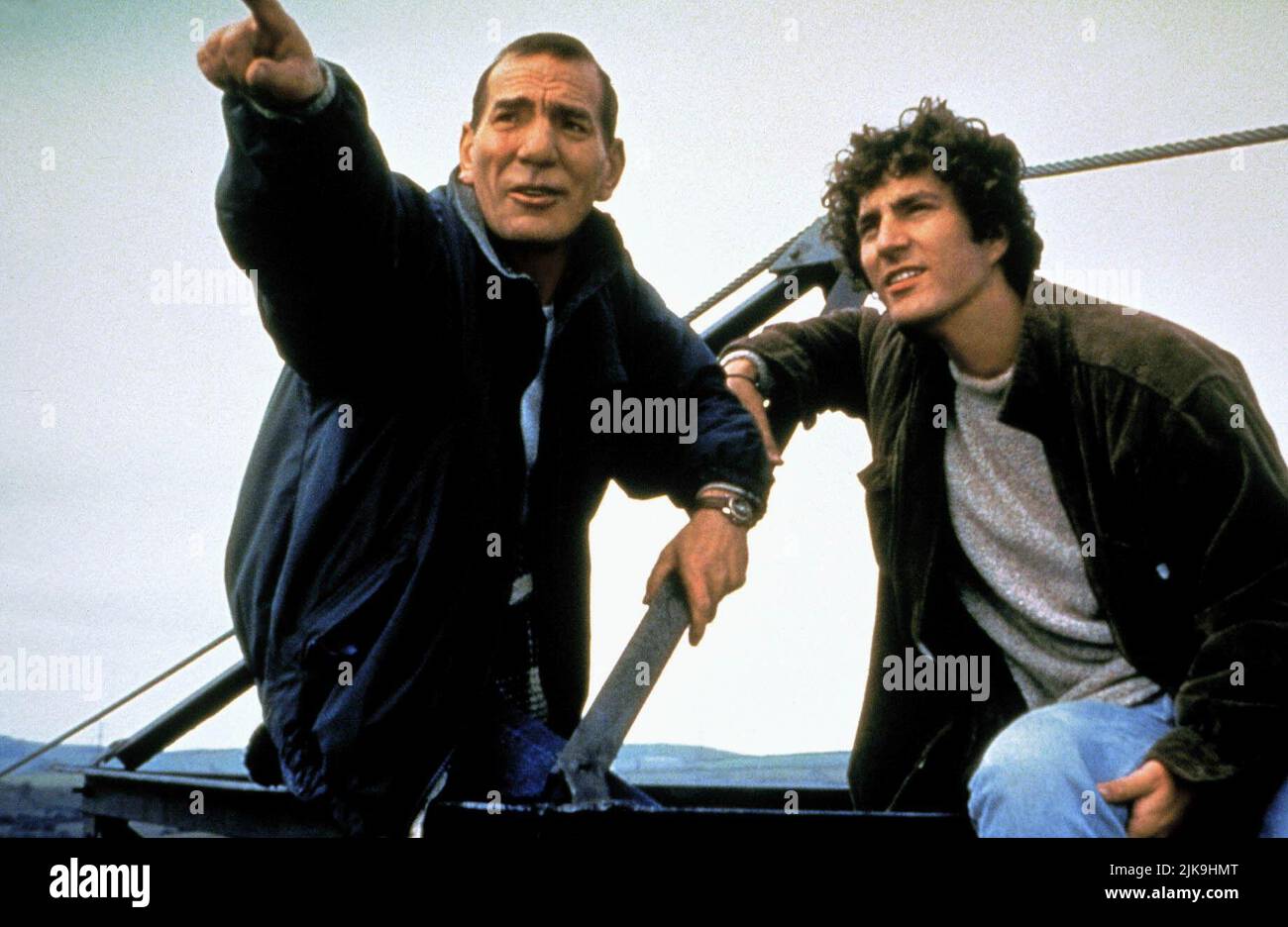 Pete Postlethwaite & James Thornton Film Among Giants (1997) Characters ...