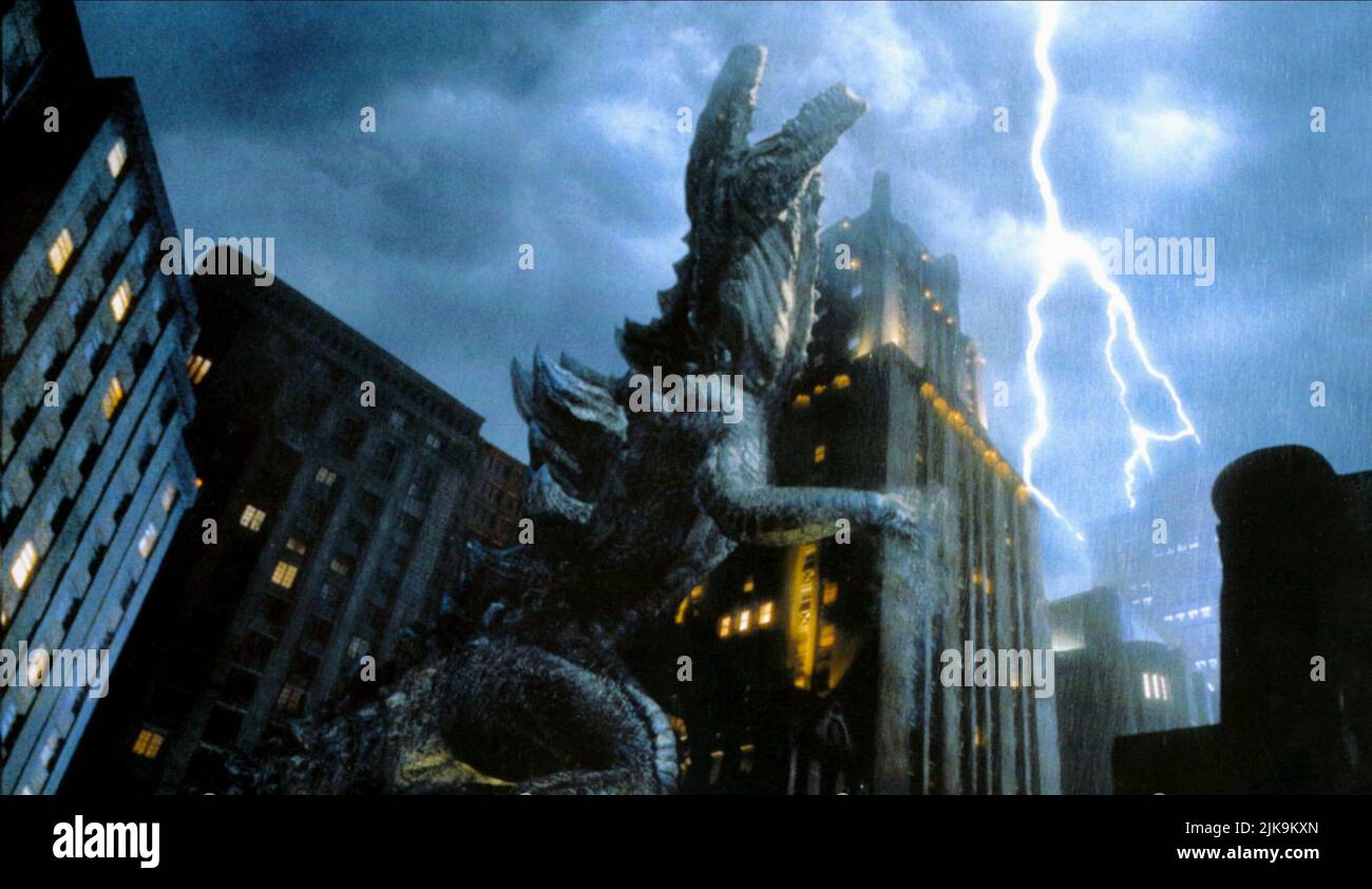 Monster Climbs Builder Film Godzilla (USA/JP 1998) Director: Roland ...