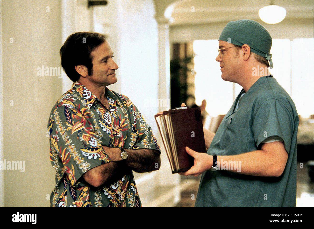 Robin Williams & Philip Seymour Hoffman Film Patch Adams (1998 ...