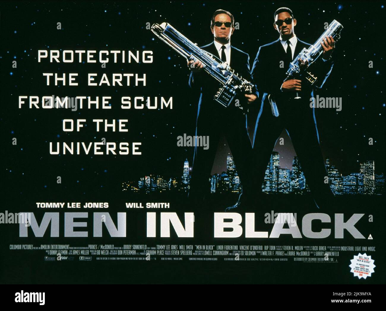 Tommy Lee Jones & Will Smith Film Men In Black (USA 1997) Characters ...