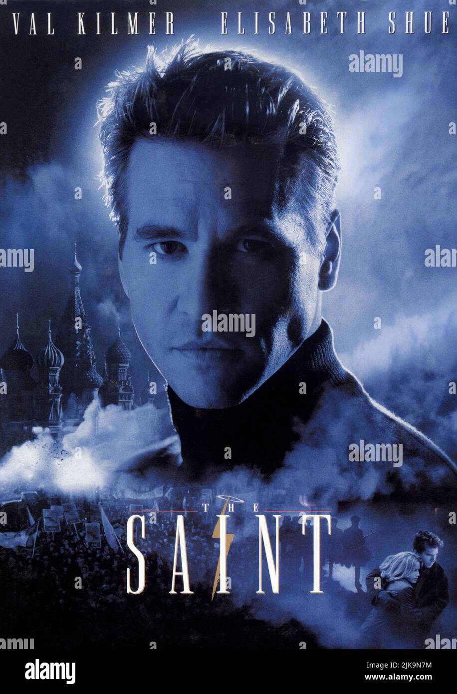 Elisabeth Shue & Val Kilmer Film Poster Film: The Saint (USA 1997) Director: Phillip Noyce 03 ...