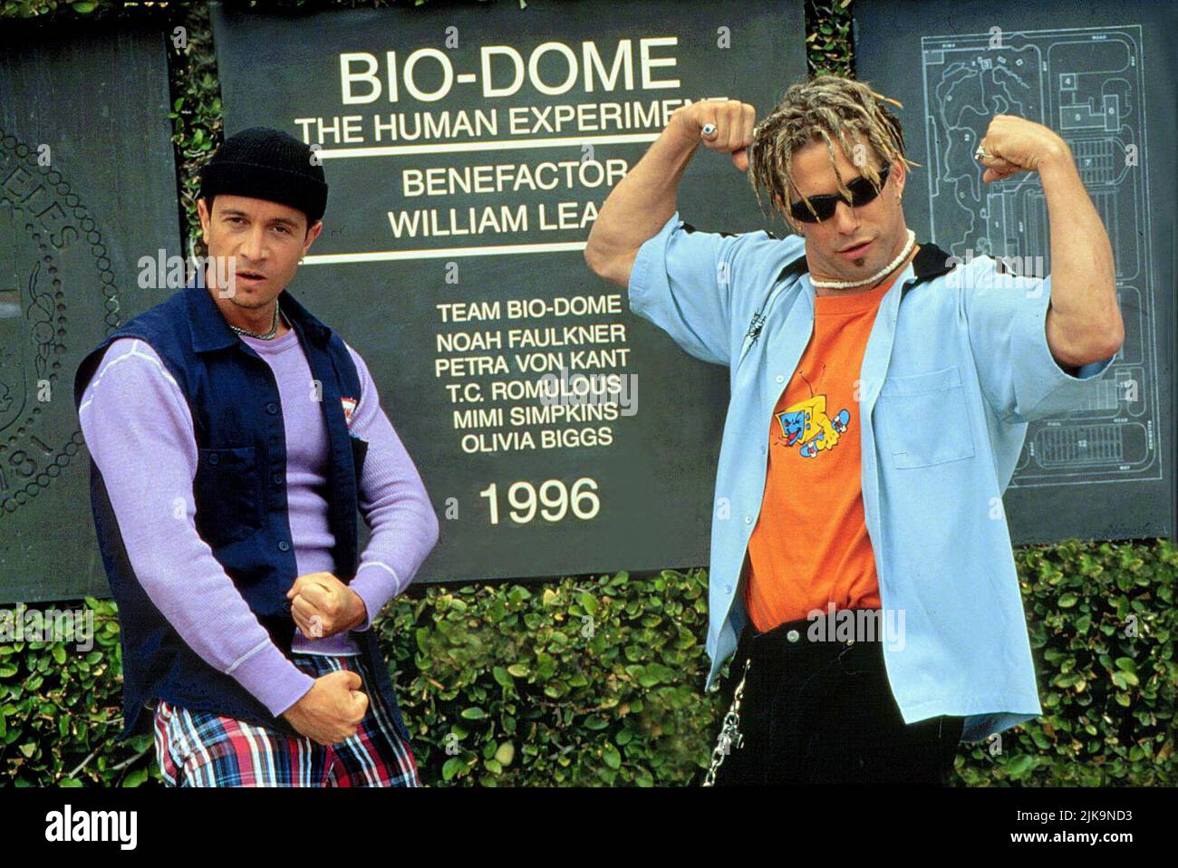 Pauly Shore & Stephen Baldwin Film: Bio-Dome (1996) Characters: Bud ...