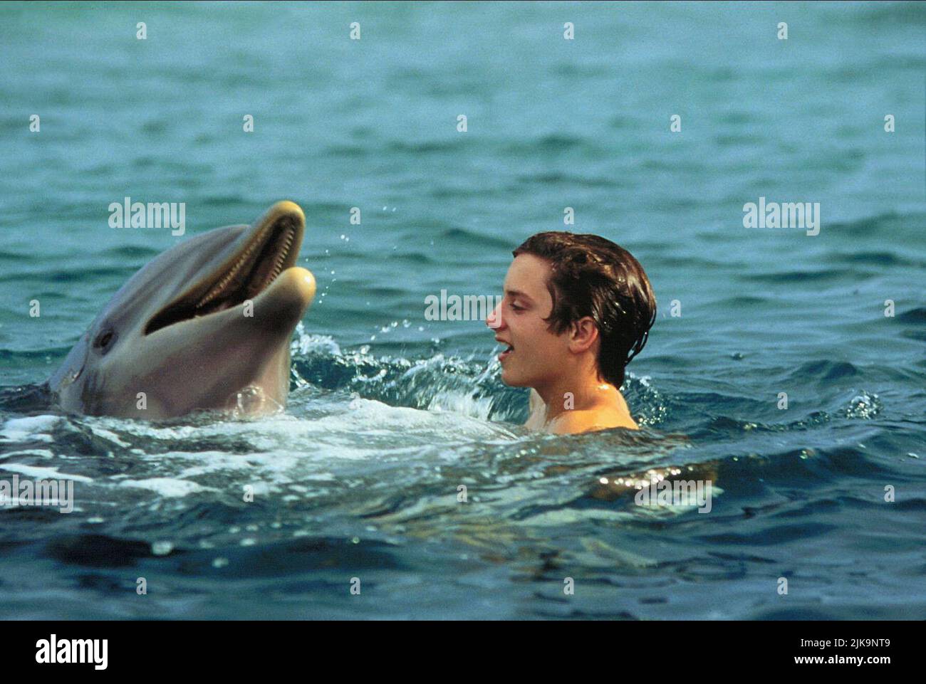 Elijah Wood & Dolphin Film Flipper (USA 1996) Characters: Sandy Ricks ...