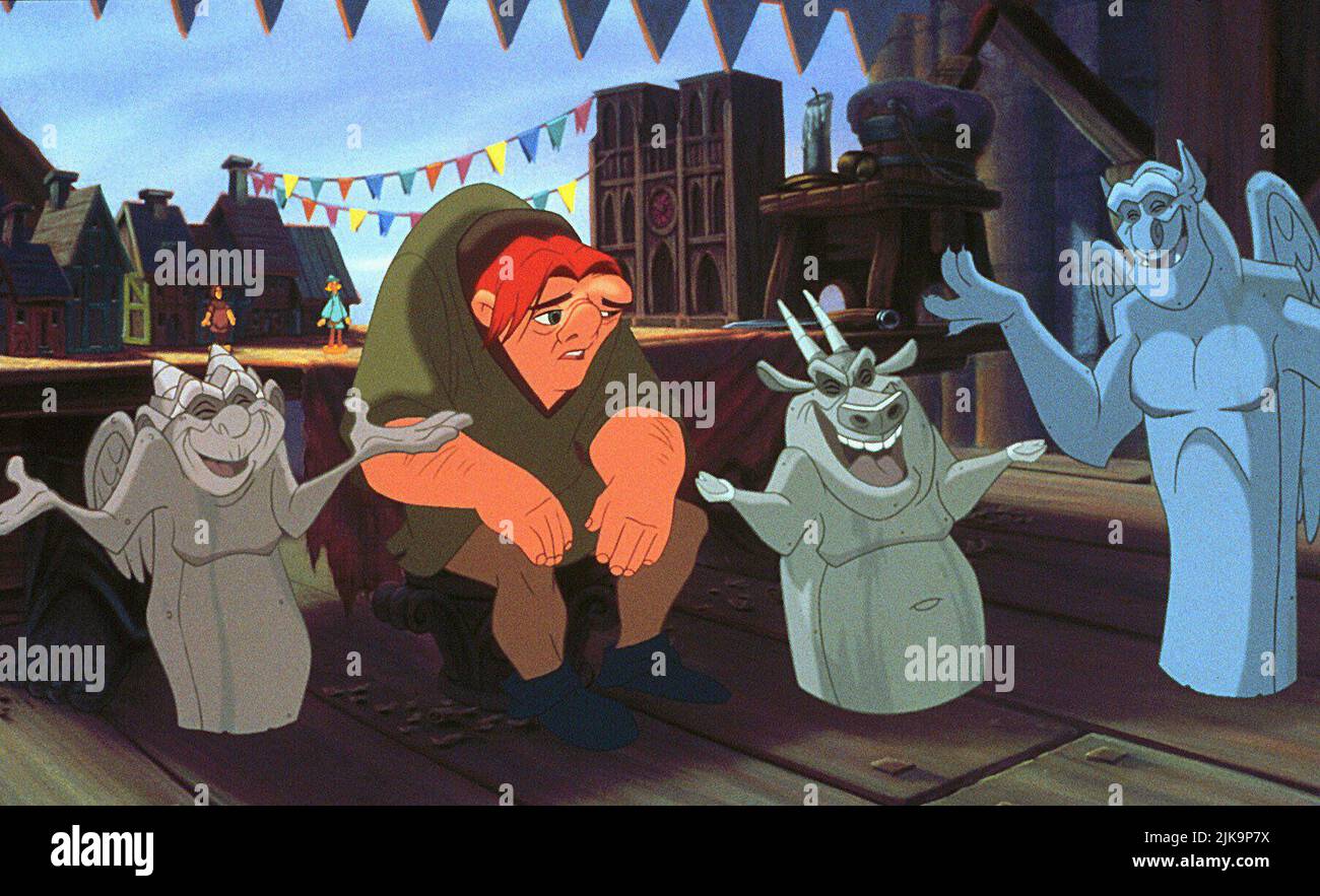 Quasimodo, Victor, Hugo, Laverne Film The Hunchback Of Notre Dame (1996 ...
