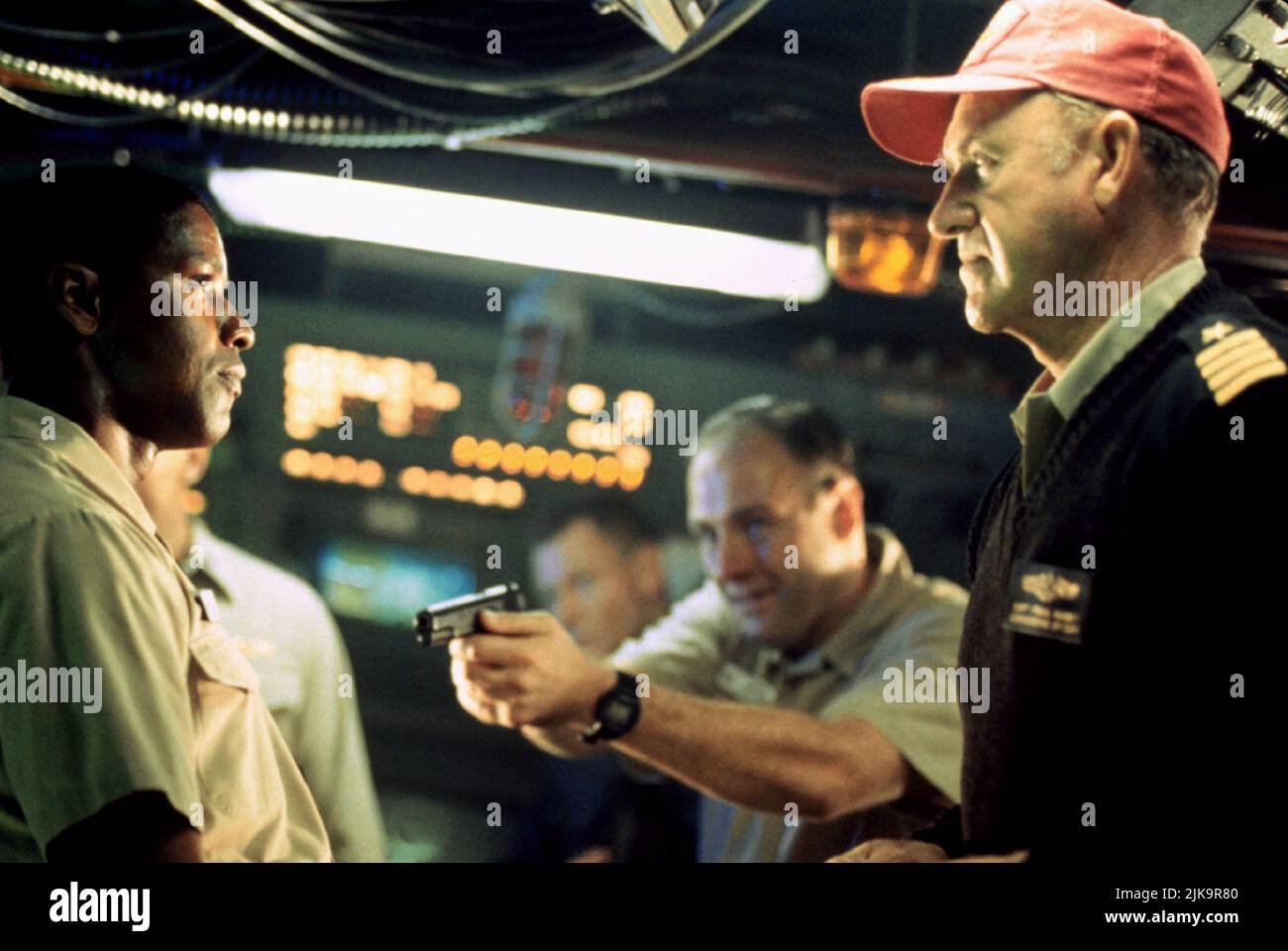 Denzel Washington & Gene Hackman Film Crimson Tide (USA 1995 ...