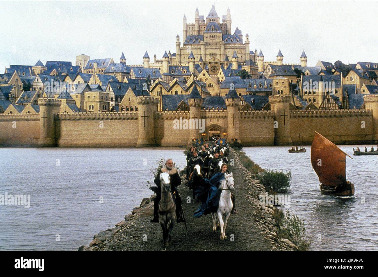 Sean Connery & Julia Ormond Film First Knight (1995) Characters: King ...