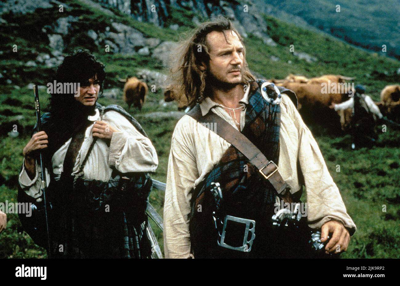 Liam Neeson Film Rob Roy (USA/UK 1995) Characters: Robert Roy MacGregor ...
