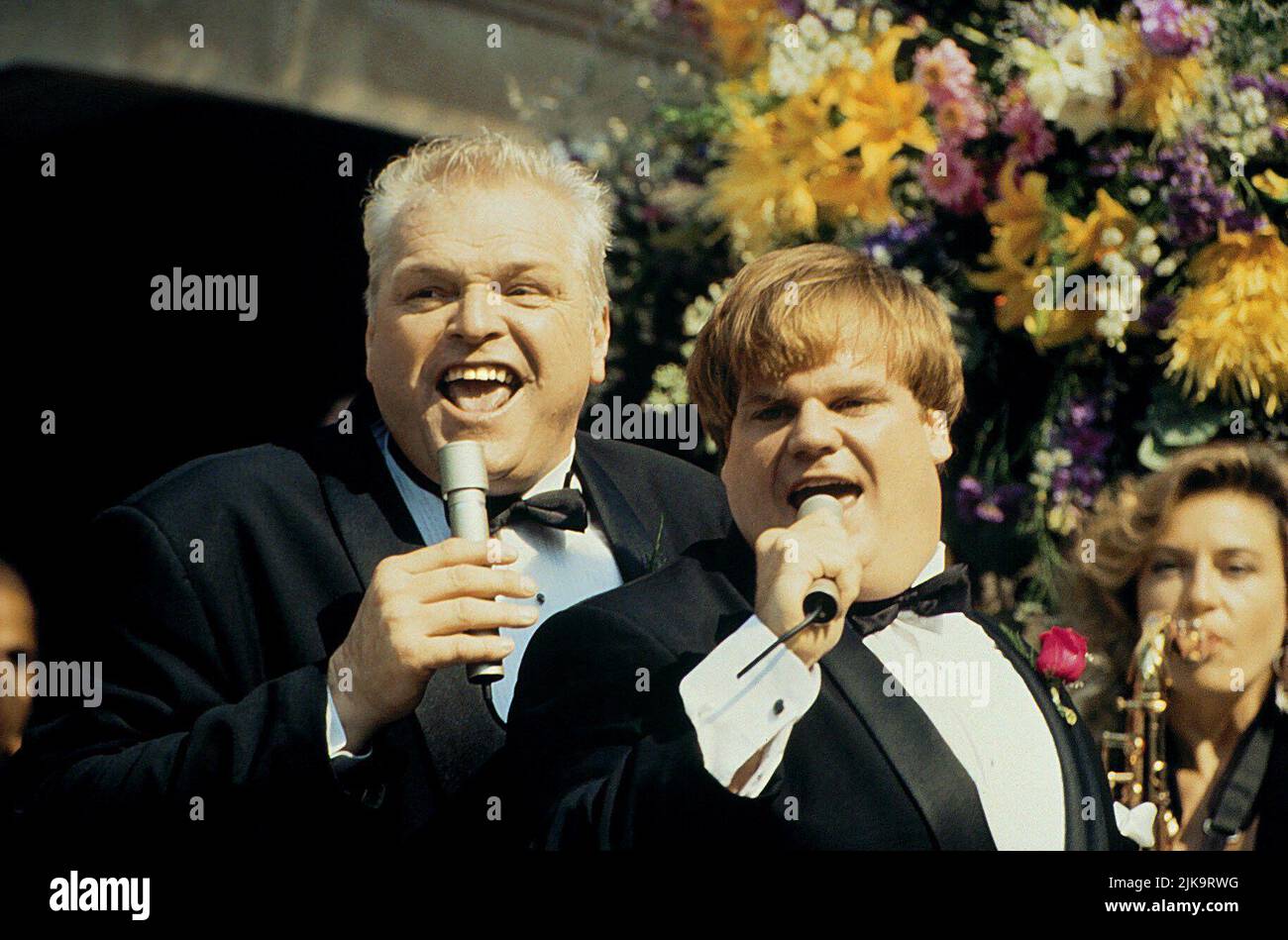 Brian Dennehy & Chris Farley Film Tommy Boy (1995) Characters: Big Tom ...