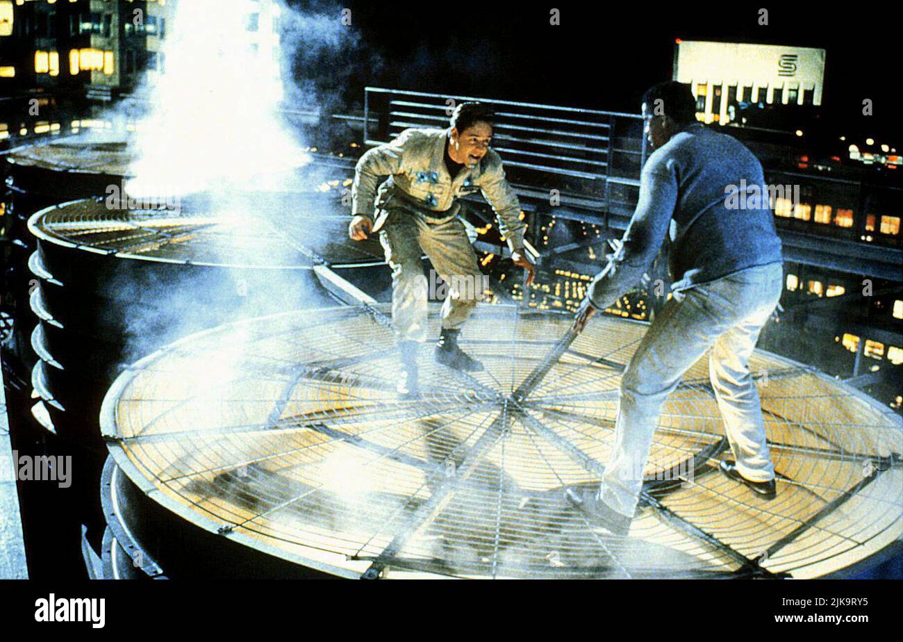 Russell Crowe & Denzel Washington Film Virtuosity (USA 1995) Characters: SID 6.7 & Lt. Parker ...