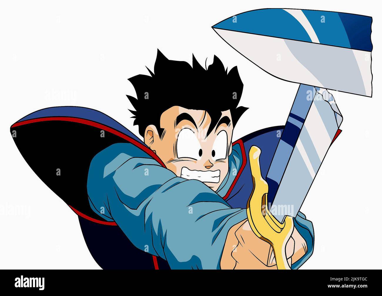 Kid Gohan With Sword