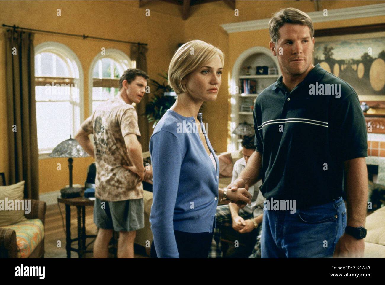 Lee Evans, Cameron Diaz & Brett Favre Film: There'S Something About ...